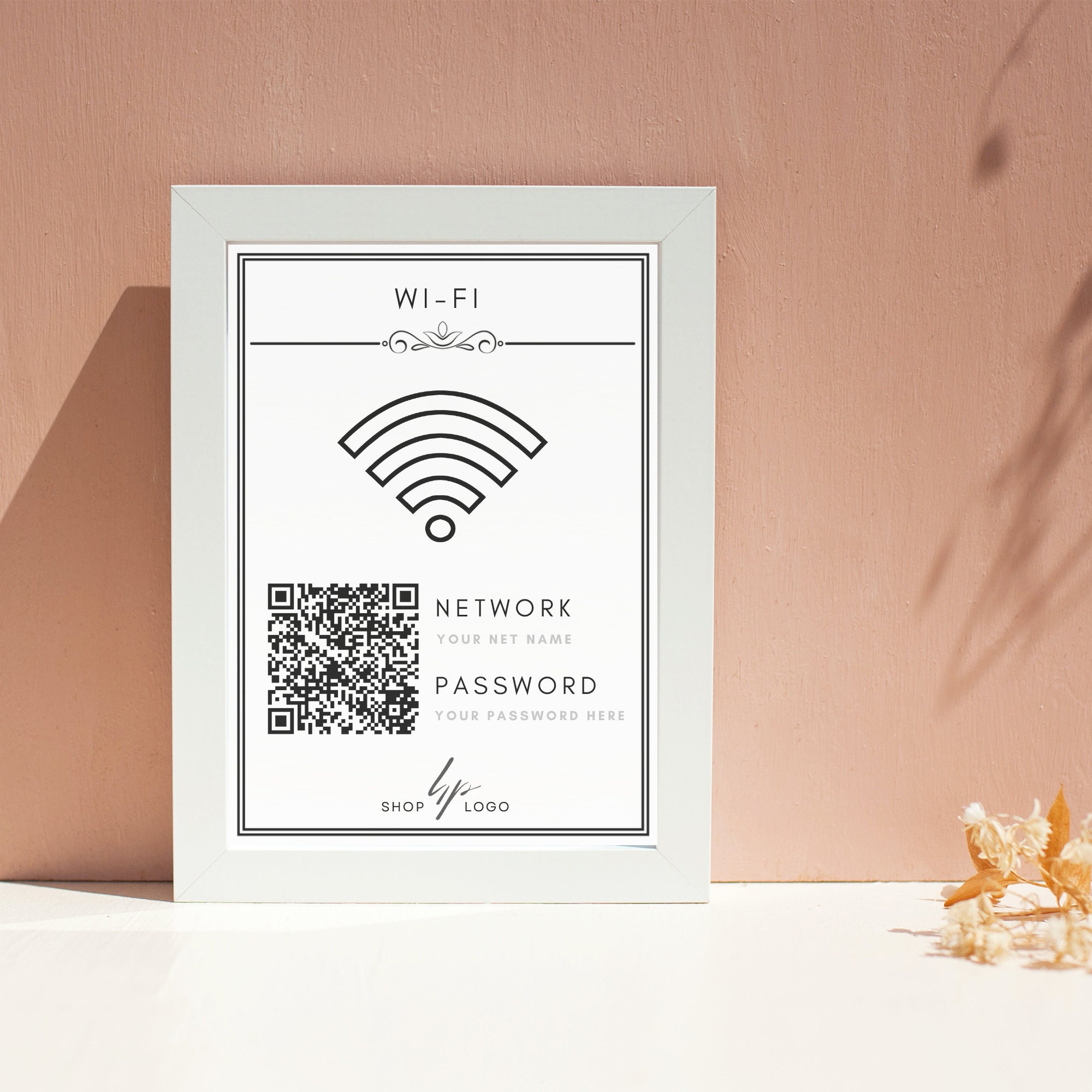 Editable Small Business Sign Bundle, Price List Sheet, Scan to Pay ...