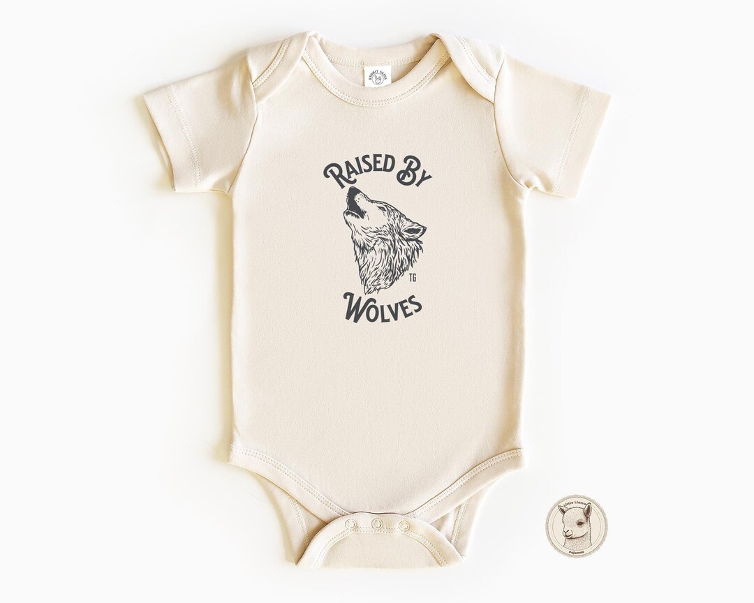 Raised by Wolves Retro Onesie for Your Sweet One, Baby Essentials ...