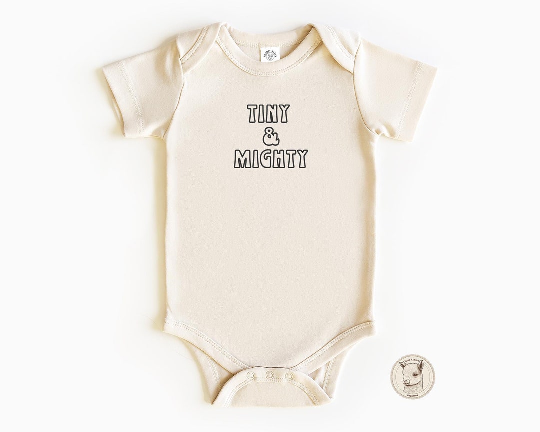 Tiny & Mighty Cute Baby Onesie® Cute Baby Shower Gift Infant - Etsy