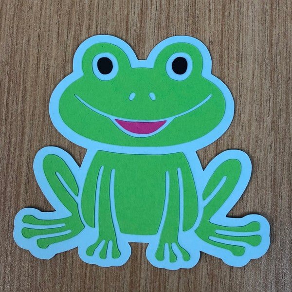 Frog Paper Cut - Etsy
