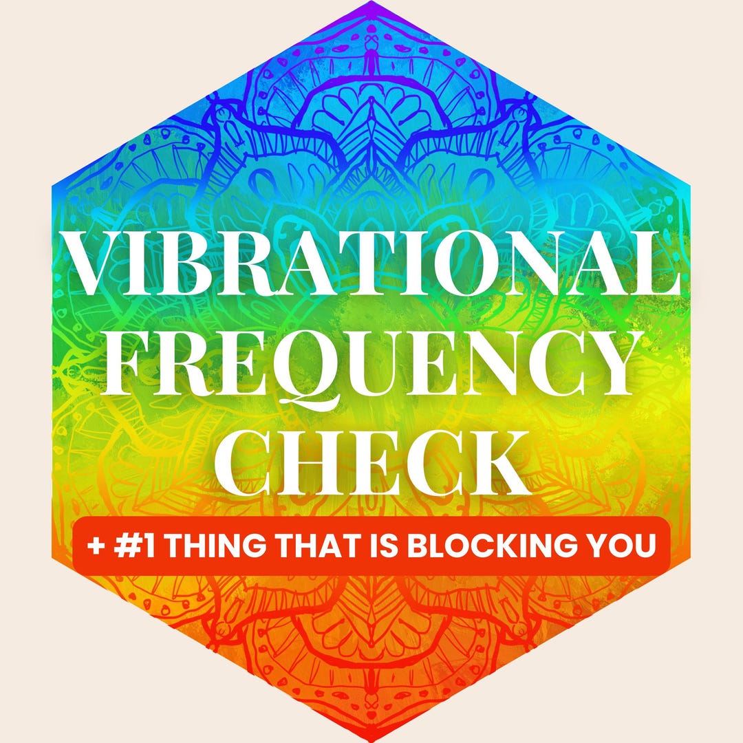 Vibrational Frequency Check + #1 Thing That is Blocking You - Etsy
