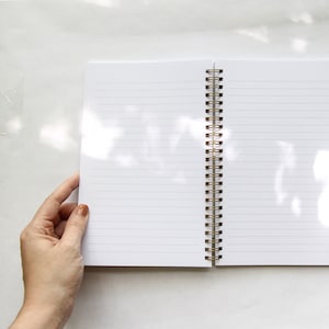White Clover Spiral Notebook - Etsy
