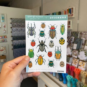 Beetles Sticker Sheet - Etsy