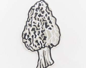 Morel Mushroom Temporary Tattoo Sticker set of 2 - Etsy