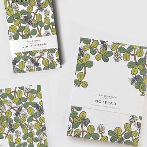 White Clover Spiral Notebook - Etsy