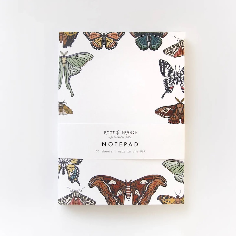 Notepad With Moths - Etsy