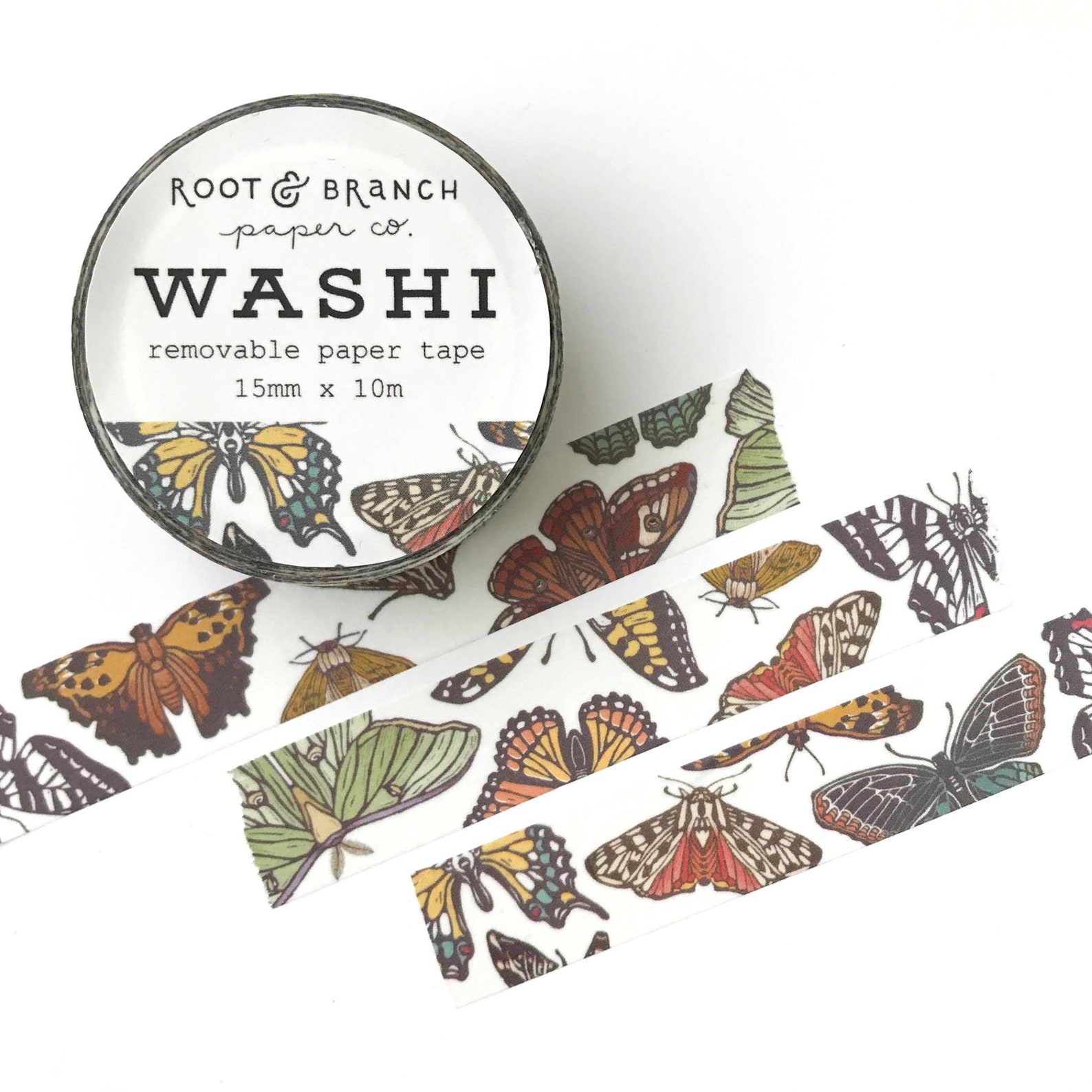 Butterfly + Moth Washi Tape - Etsy