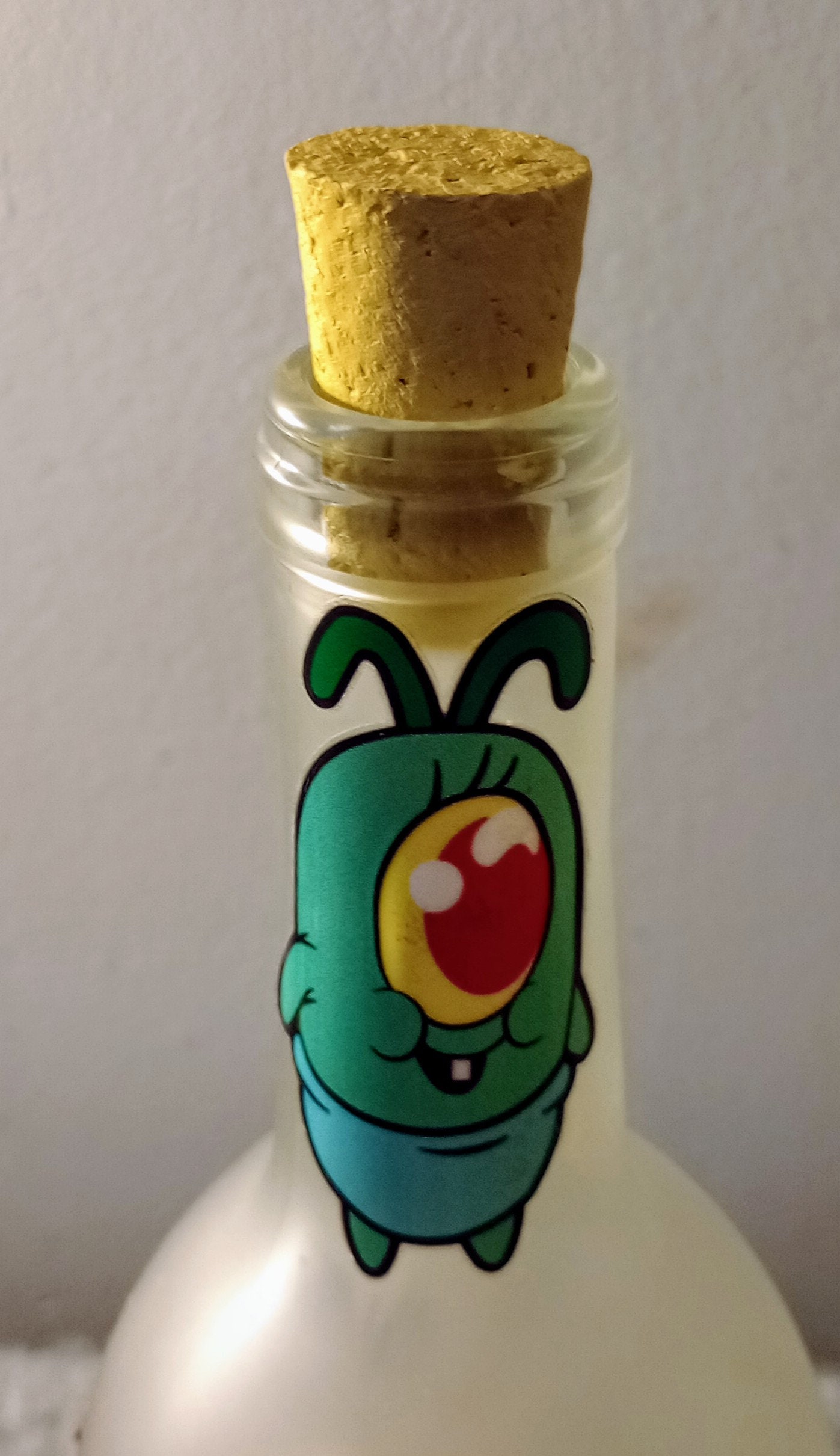 Spongebob Inspired Fairy Lights Light up Wine Bottle USB Powered Yeah ...