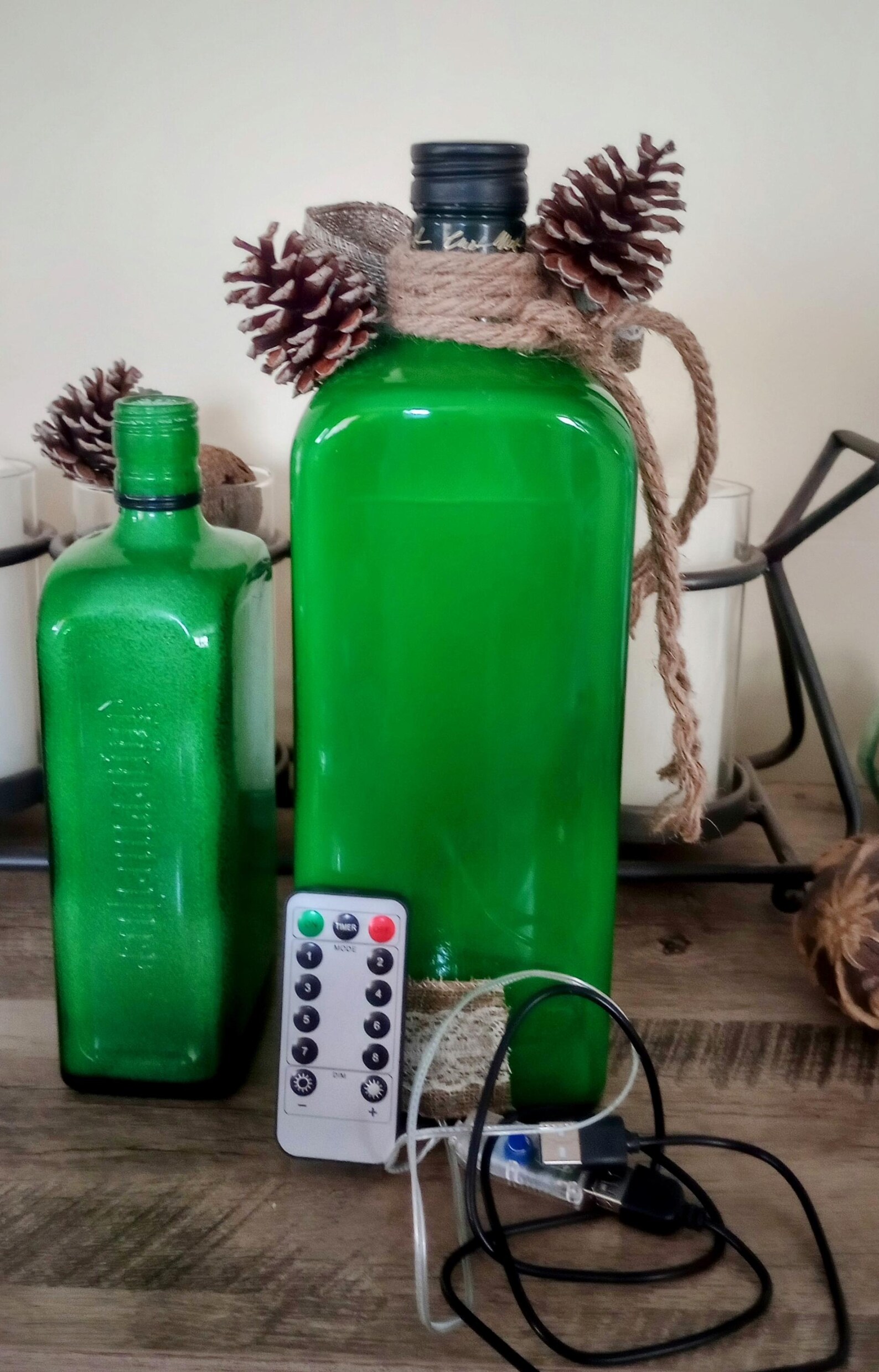 Xtra Large Elk Buck Light up Jagermeister Bottle Lamp USB Powered and ...