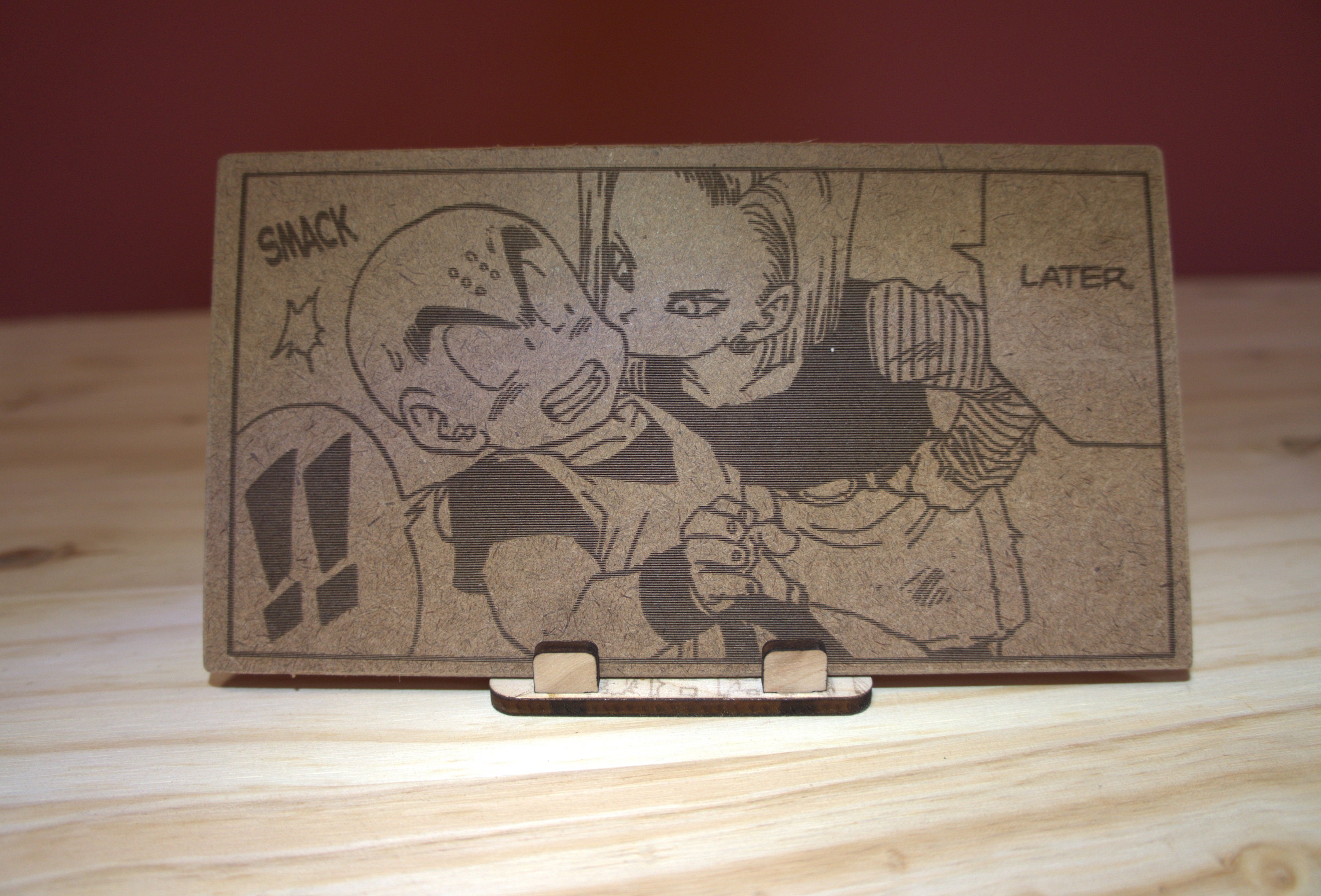 Custom 2D Etched Manga Panel - Etsy