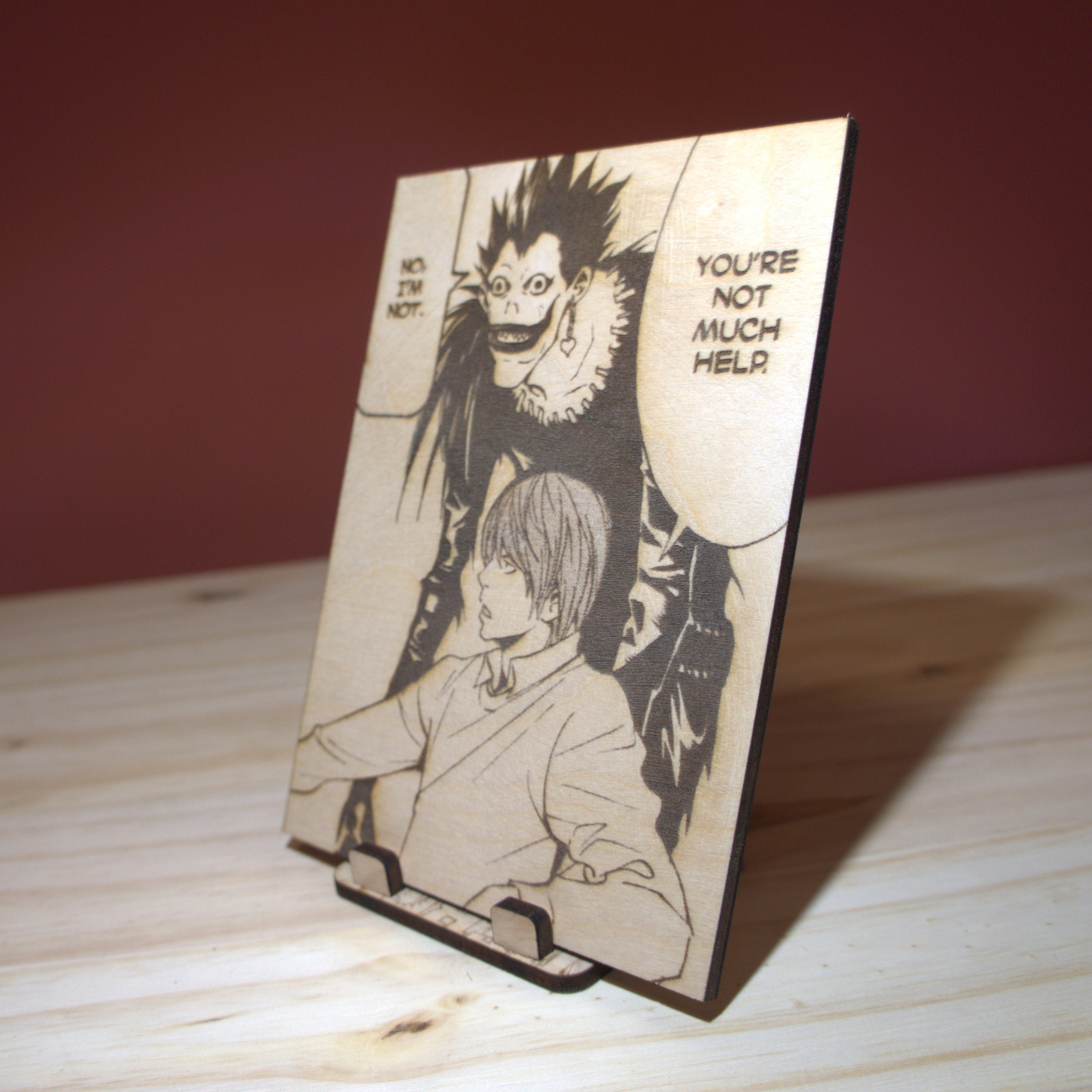 Custom 2D Etched Manga Panel - Etsy