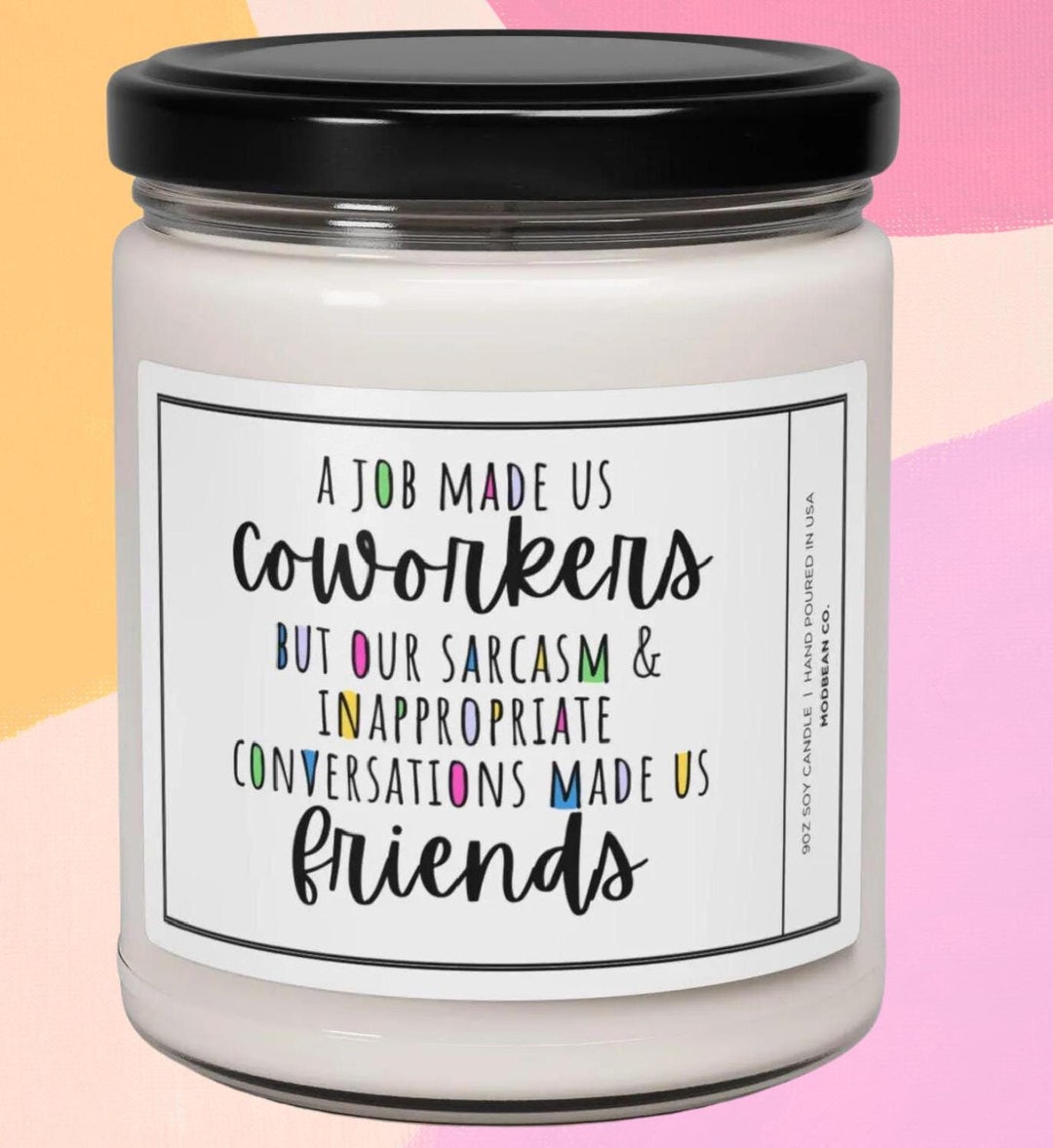 Work Bestie Candle, Coworker Christmas Gift for Coworker Best Friend, A ...