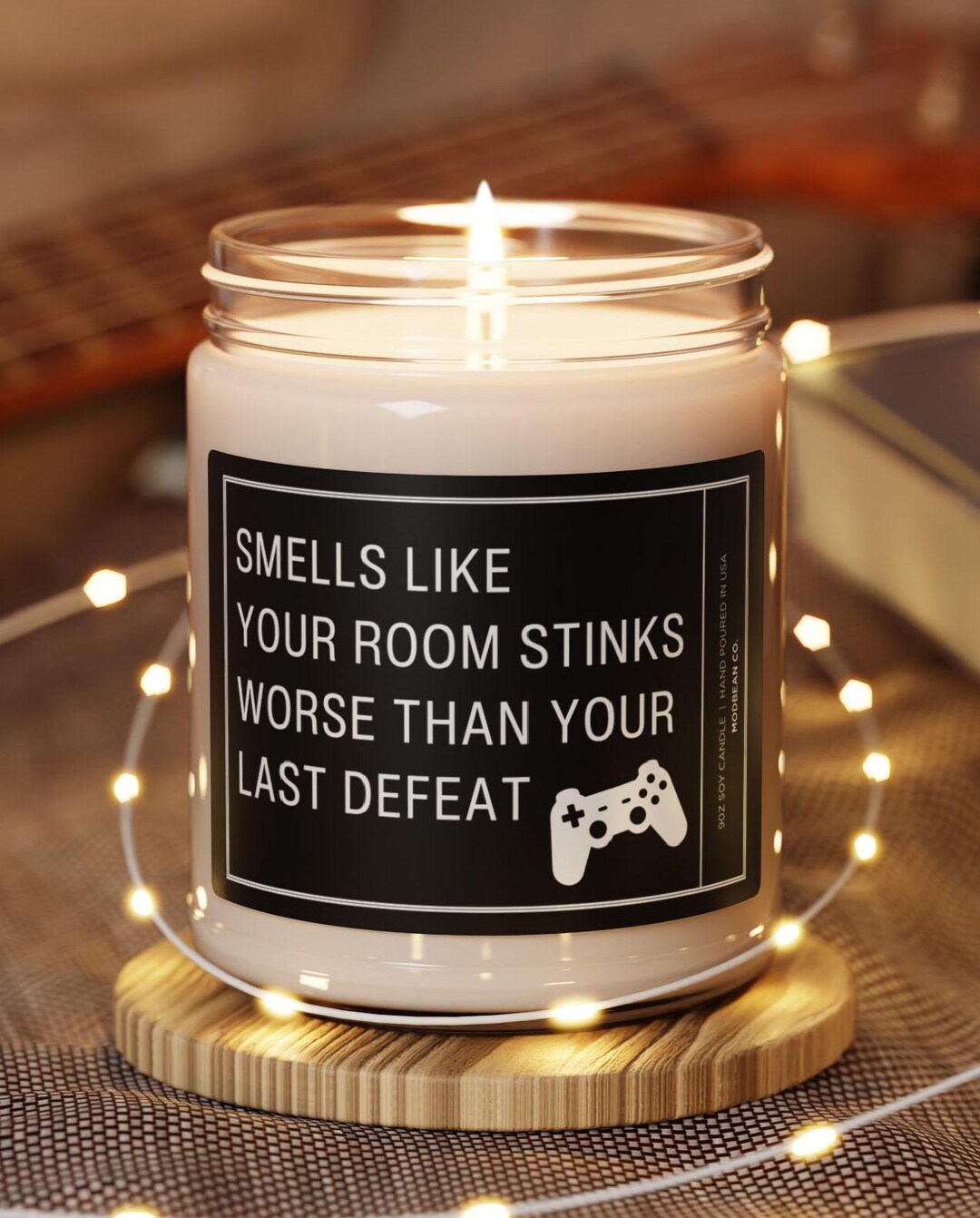 Last Defeat Gamer Candle Stocking Stuffers, Funny Gaming, Gamer Gifts ...
