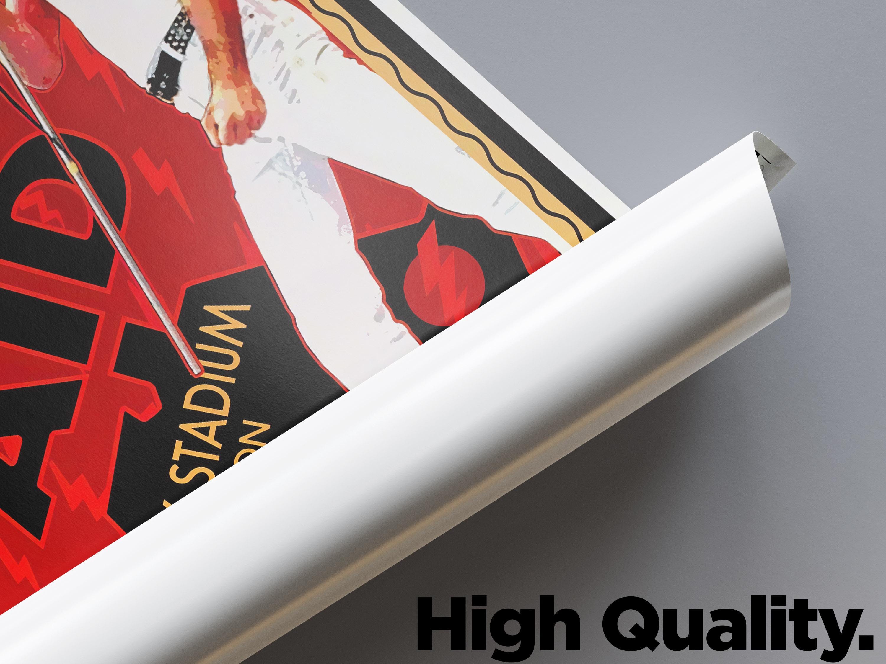 Queen Live Aid Poster, Queen Poster, Album Poster Music Poster Rock ...