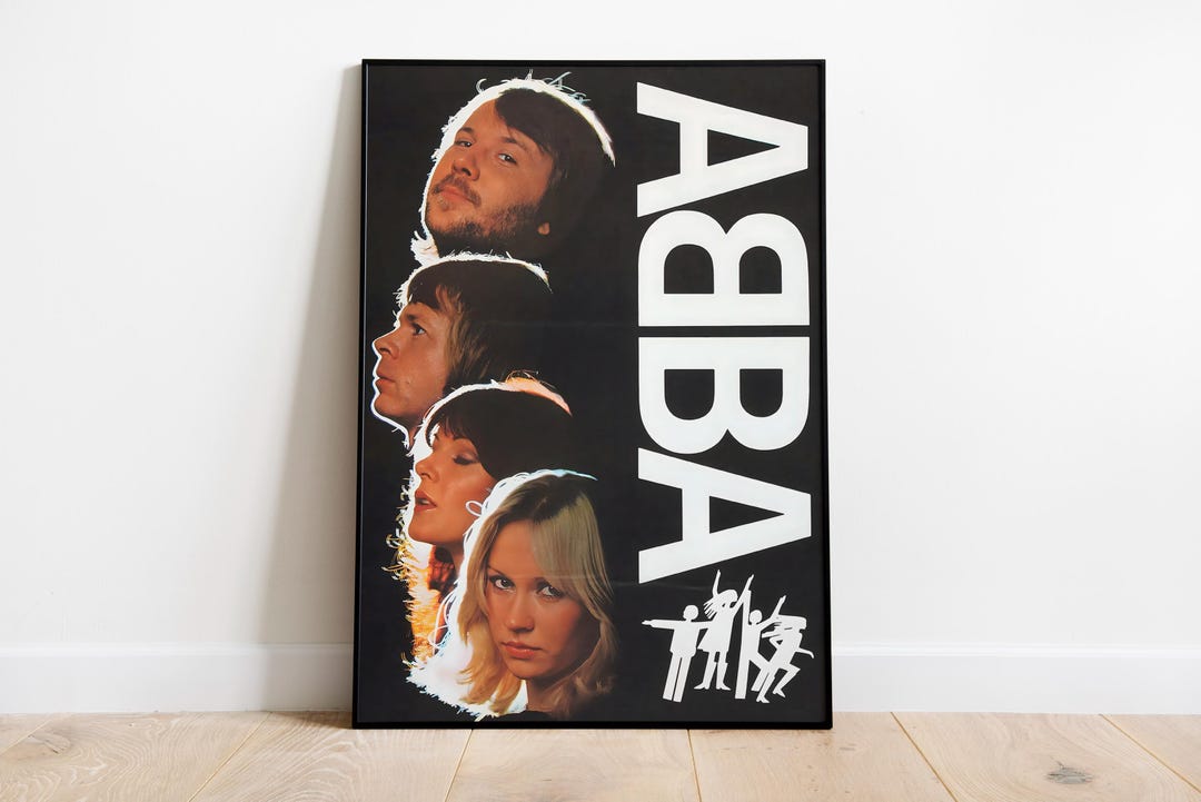 ABBA Poster, Retro Wall Art, Retro Music Poster, Home Decor, Wall Art ...
