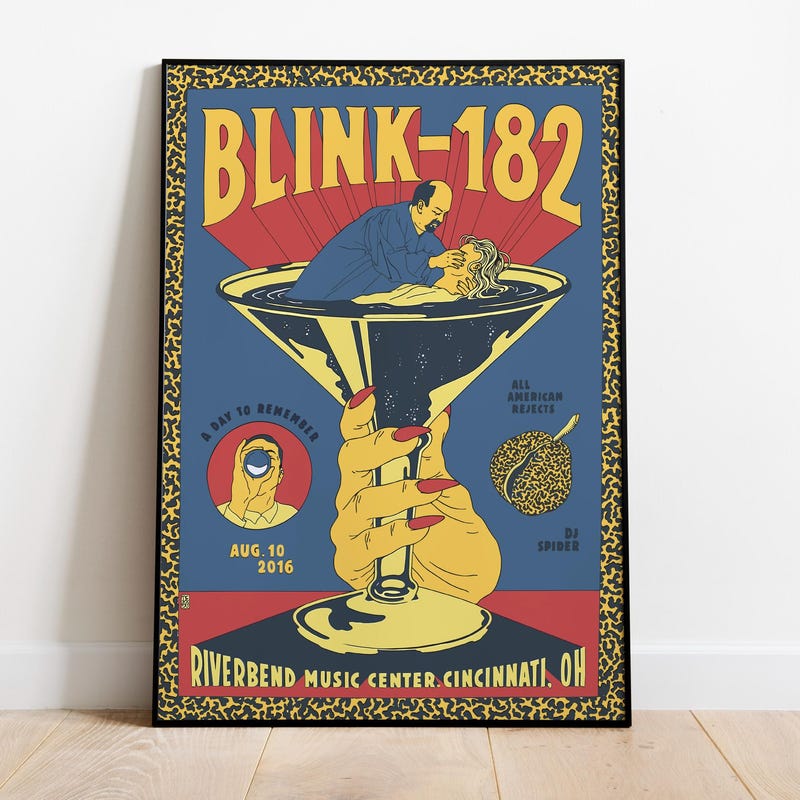 Blink 182 Poster - Etsy