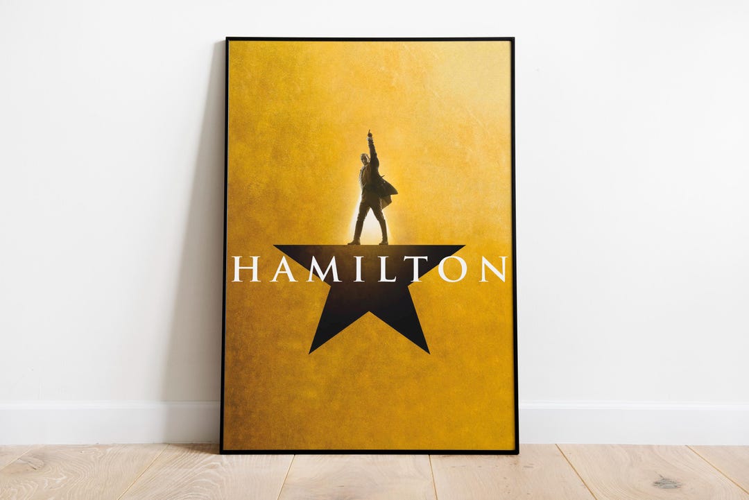 Hamilton Poster Hamilton Musical Poster Musical Print Album Cover ...