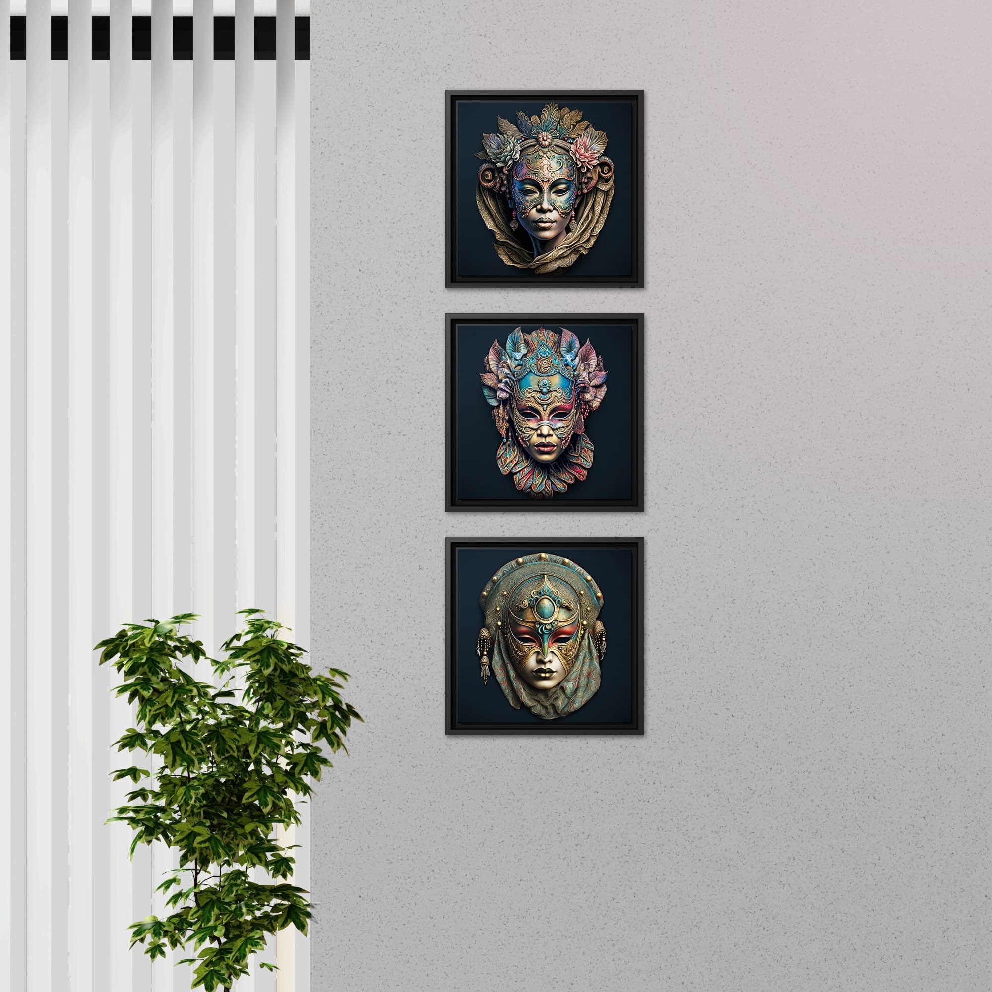 Gorgeous Home Decor Arabic Fantasy Venetian Masquerade Ball Mask Art ...