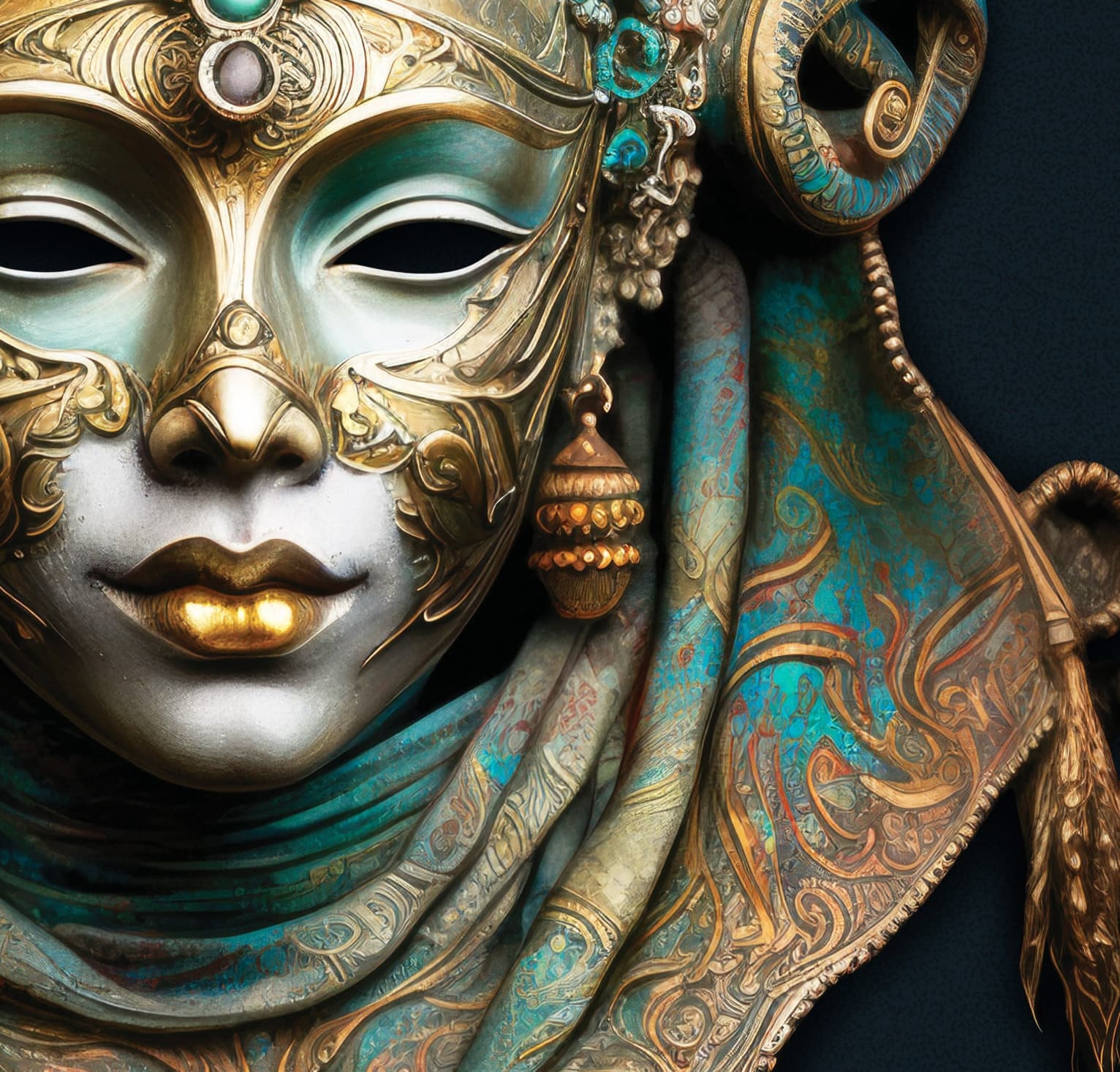 Exotic Home Decor Kiberian Royalty Fantasy Venetian Masquerade Ball ...