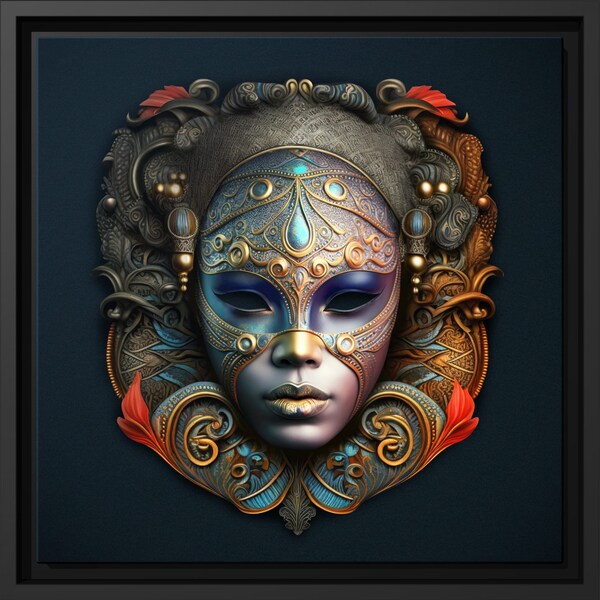 Fantasy Mask Art - Etsy