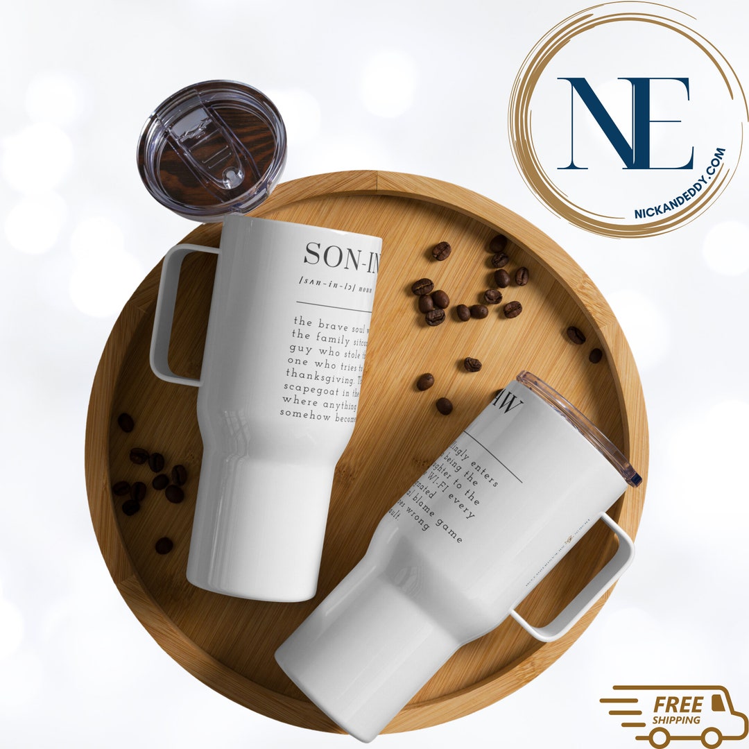 SON-IN-LAW Definition Tumbler 25 Oz Travel Mug With a Handle Gift for ...