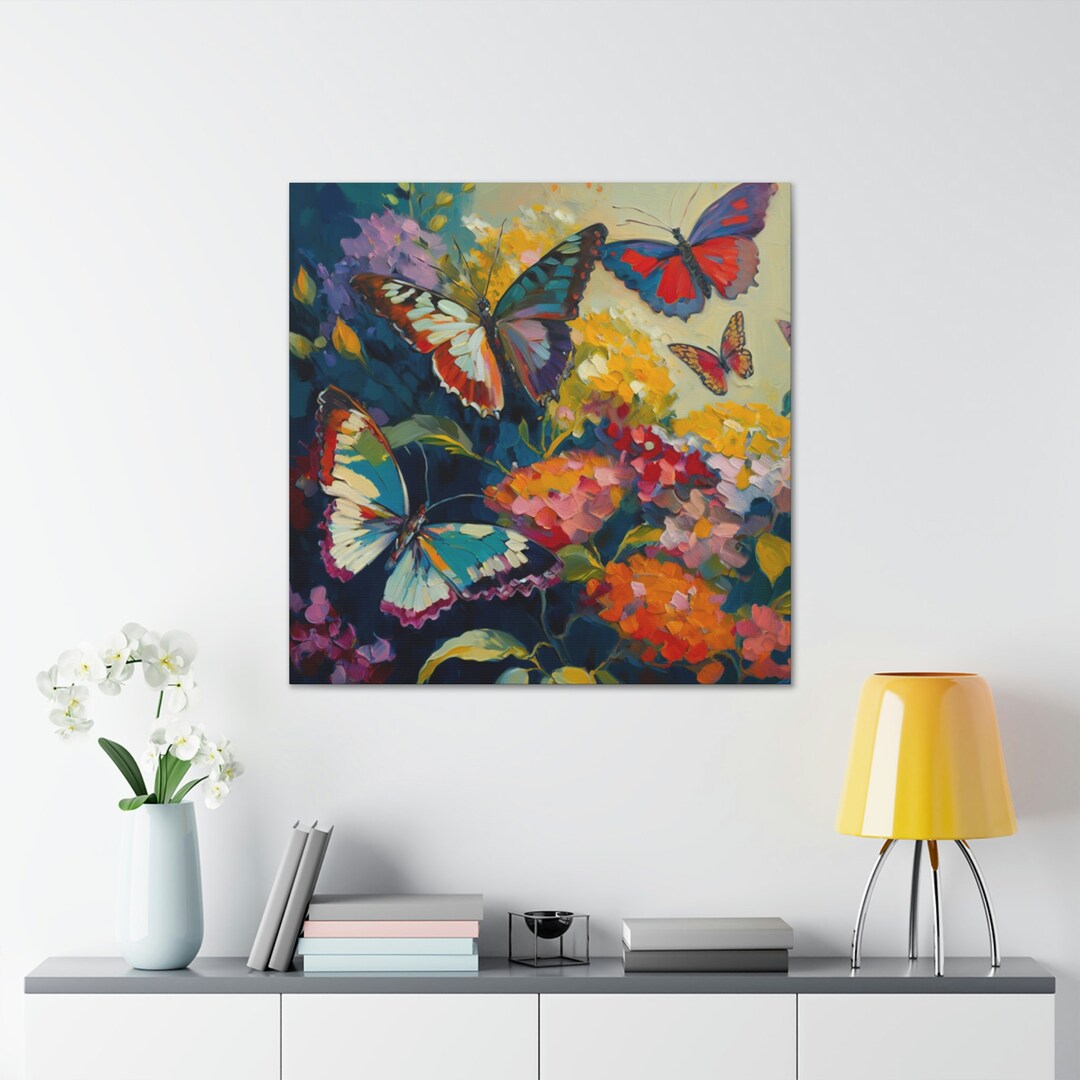 Beautiful Butterflies 7 / Canvas Gallery Wrap / Butterfly Wing Art ...