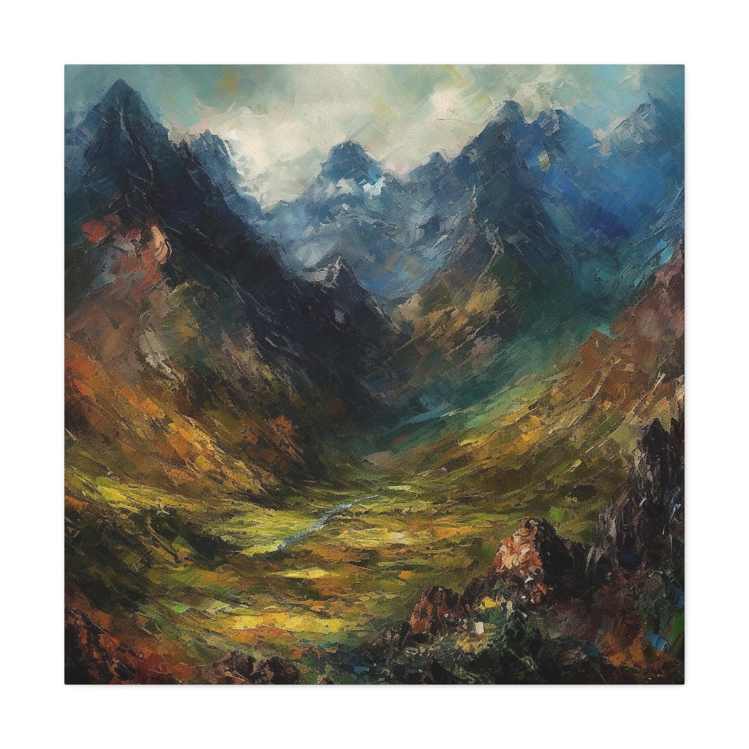 Andes Mountains / Famous Mountain Ranges / Canvas Gallery Wrap / Andes ...