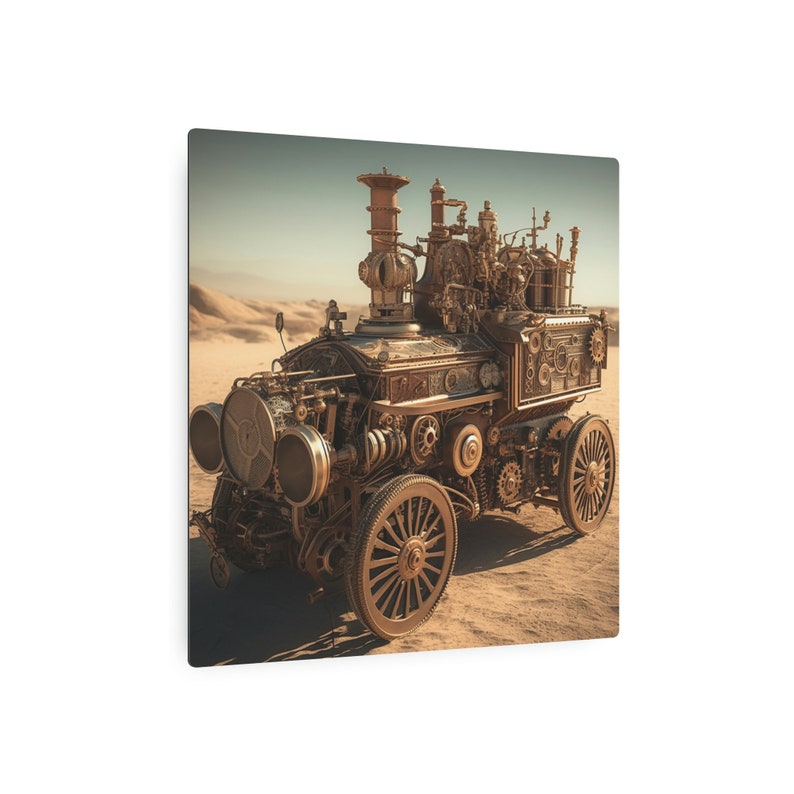 Steampunk Vehicles 9 / Metal Art Sign / Steampunk Wall Art / Steampunk ...