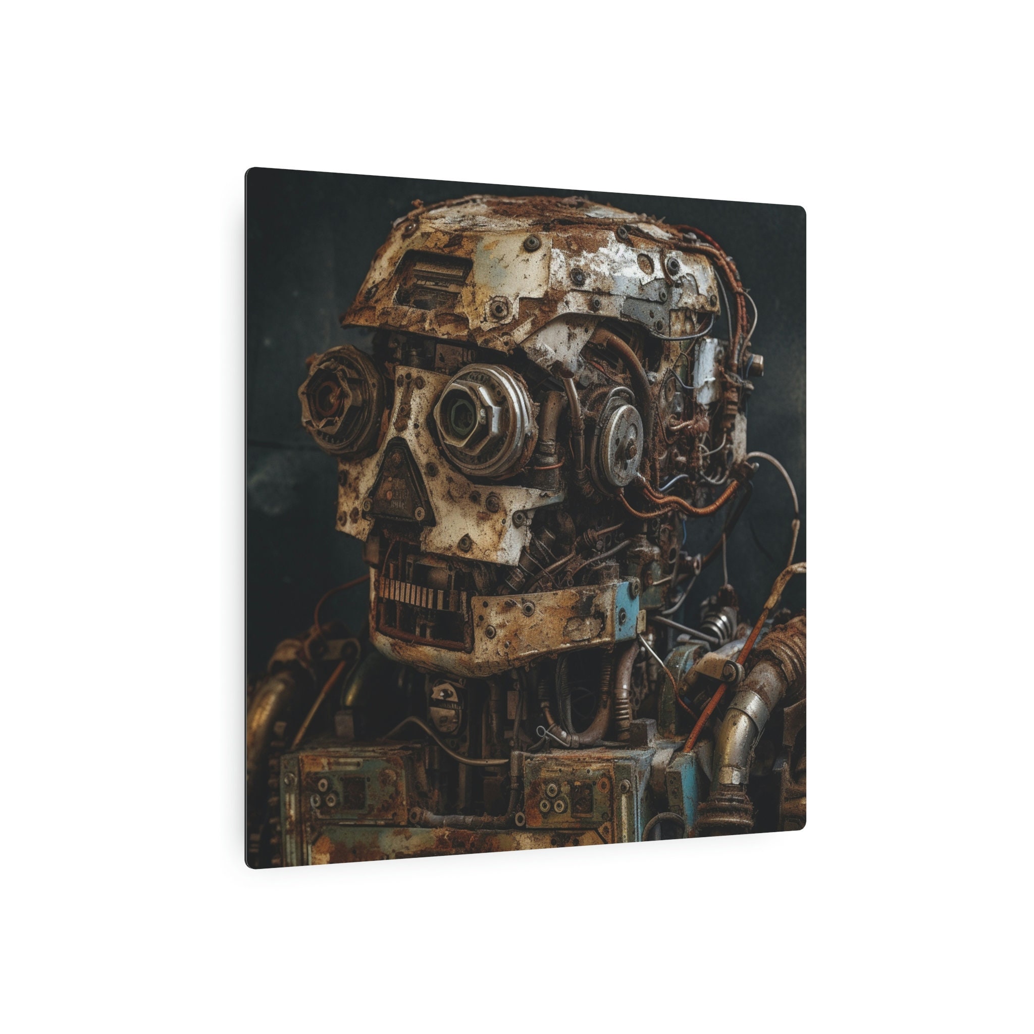 Rusty Robot 4 / Metal Art Sign / Robot Art / Robot Wall Art / - Etsy