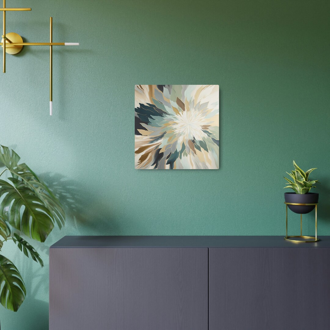 Earth Tone Abstract 5 / Metal Art Sign / Earth Tones Art / Earth Tone ...