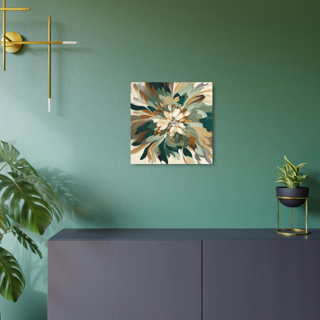 Earth Tone Abstract 9 / Metal Art Sign / Earth Tones Art / Earth Tone ...