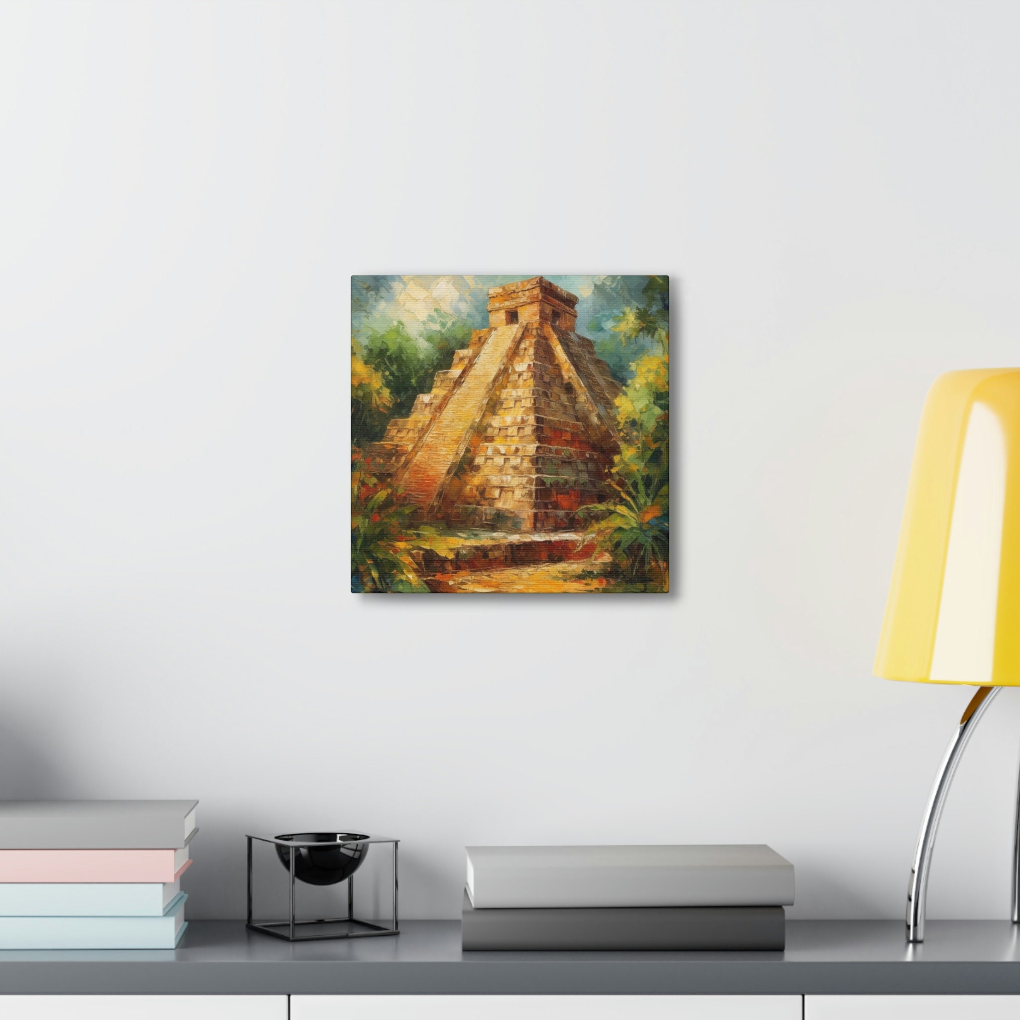 Chichén Itzá / 7 Wonders of the World / Canvas Gallery Wrap ...
