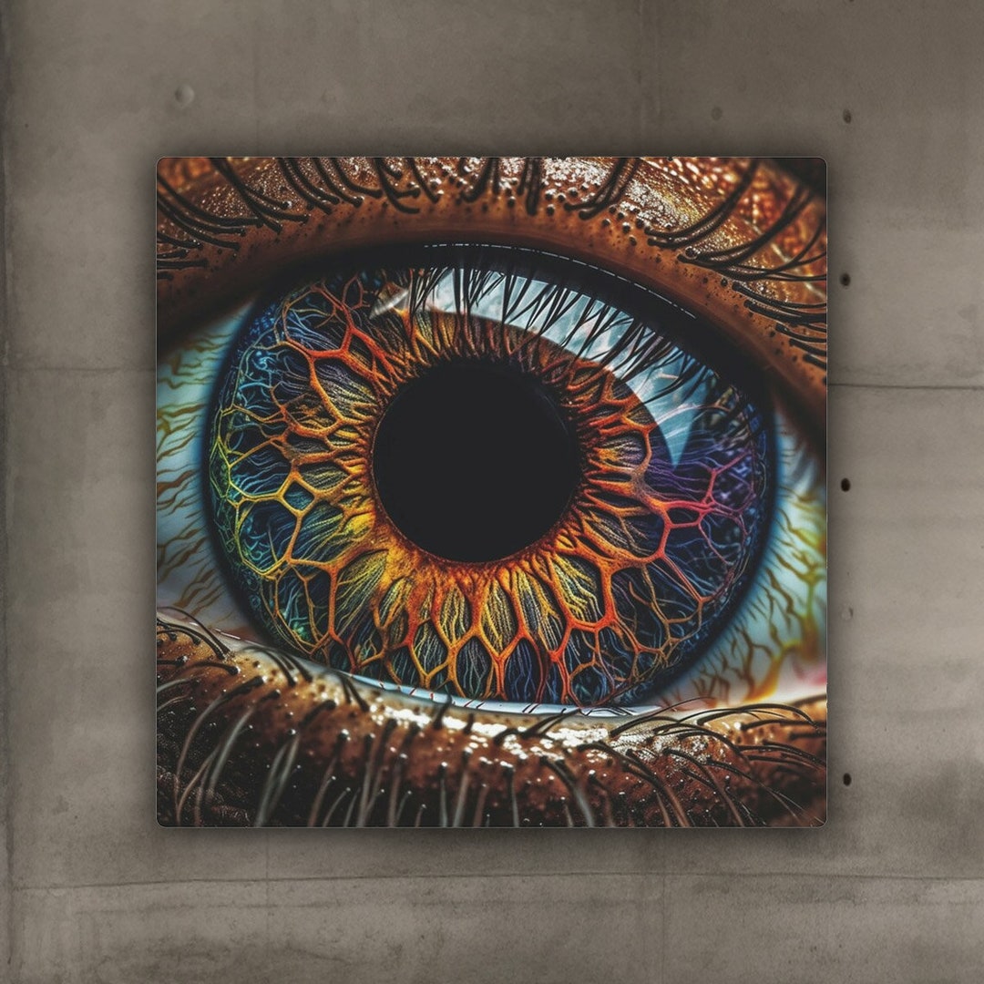 Eye See You 9 - Metal Art Sign - Etsy