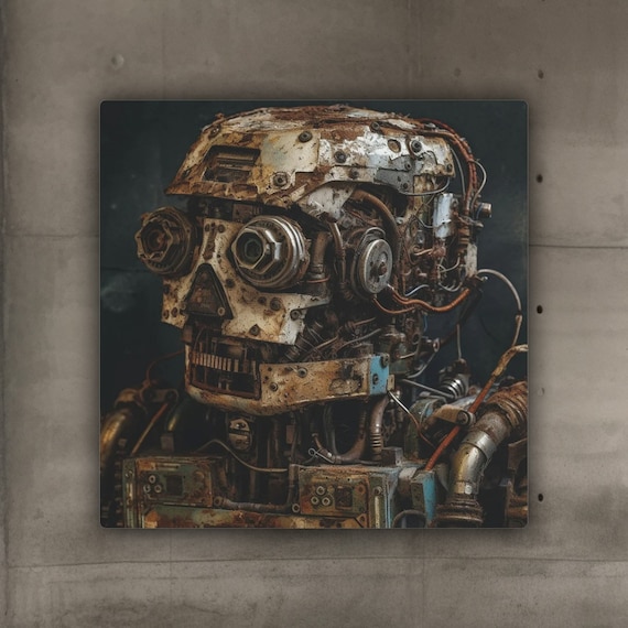 Scary Robot Art
