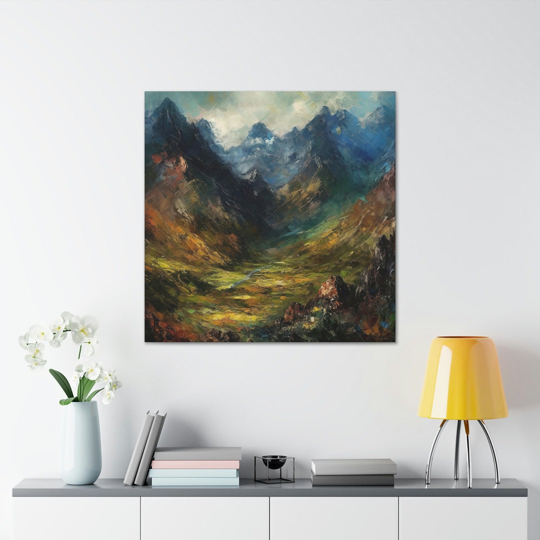 Andes Mountains / Famous Mountain Ranges / Canvas Gallery Wrap / Andes ...