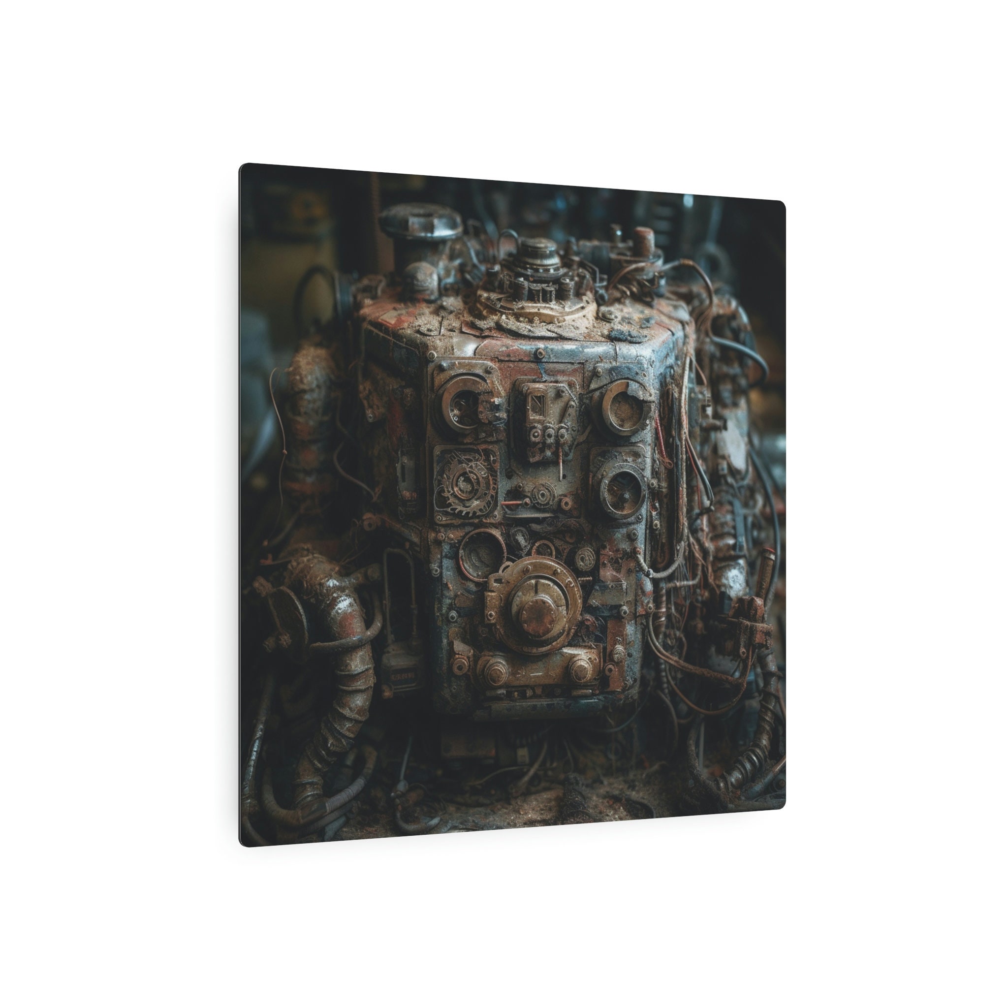 Rusty Robot 5 / Metal Art Sign / Robot Art / Robot Wall Art / Scrap ...