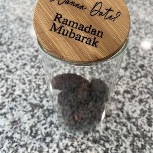 Ramadan Date Jar- Ramadan Mubarak - Bismillah - Eid Gift - Islamic Home ...