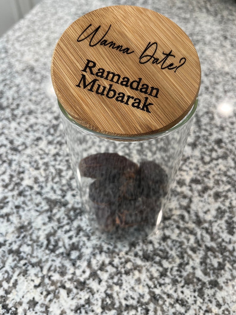 Ramadan Date Jar- Ramadan Mubarak - Bismillah - Eid Gift - Islamic Home ...