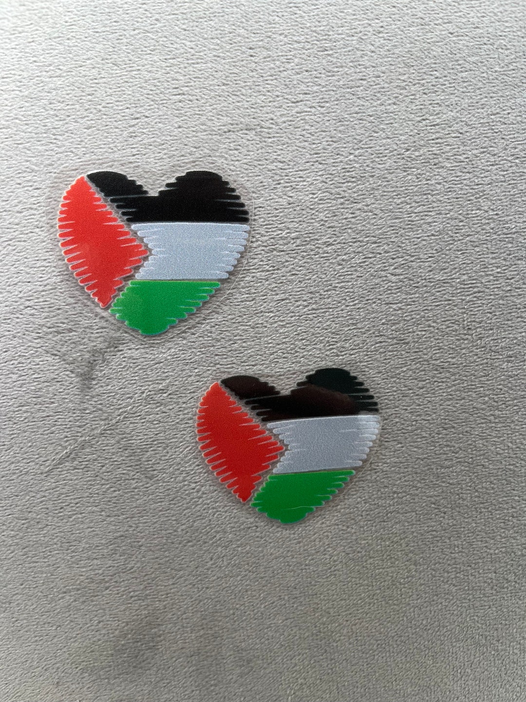 Palestine Heart Decal | Palestine Flag | Vinyl Decal Sticker | UV DTF ...