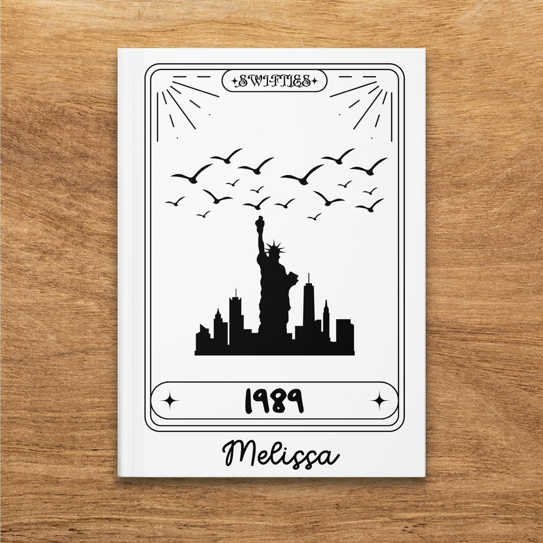 Personalized, Taylor Swift Album 1989 Tarot Card Styled Journal, Statue ...