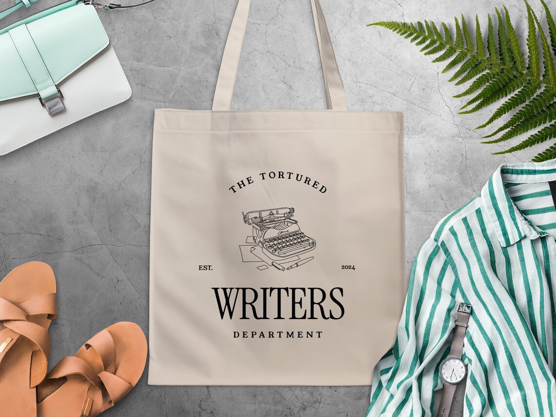 Vintage Typewriter Tote Bag, the Tortured Writers Department, Literary ...