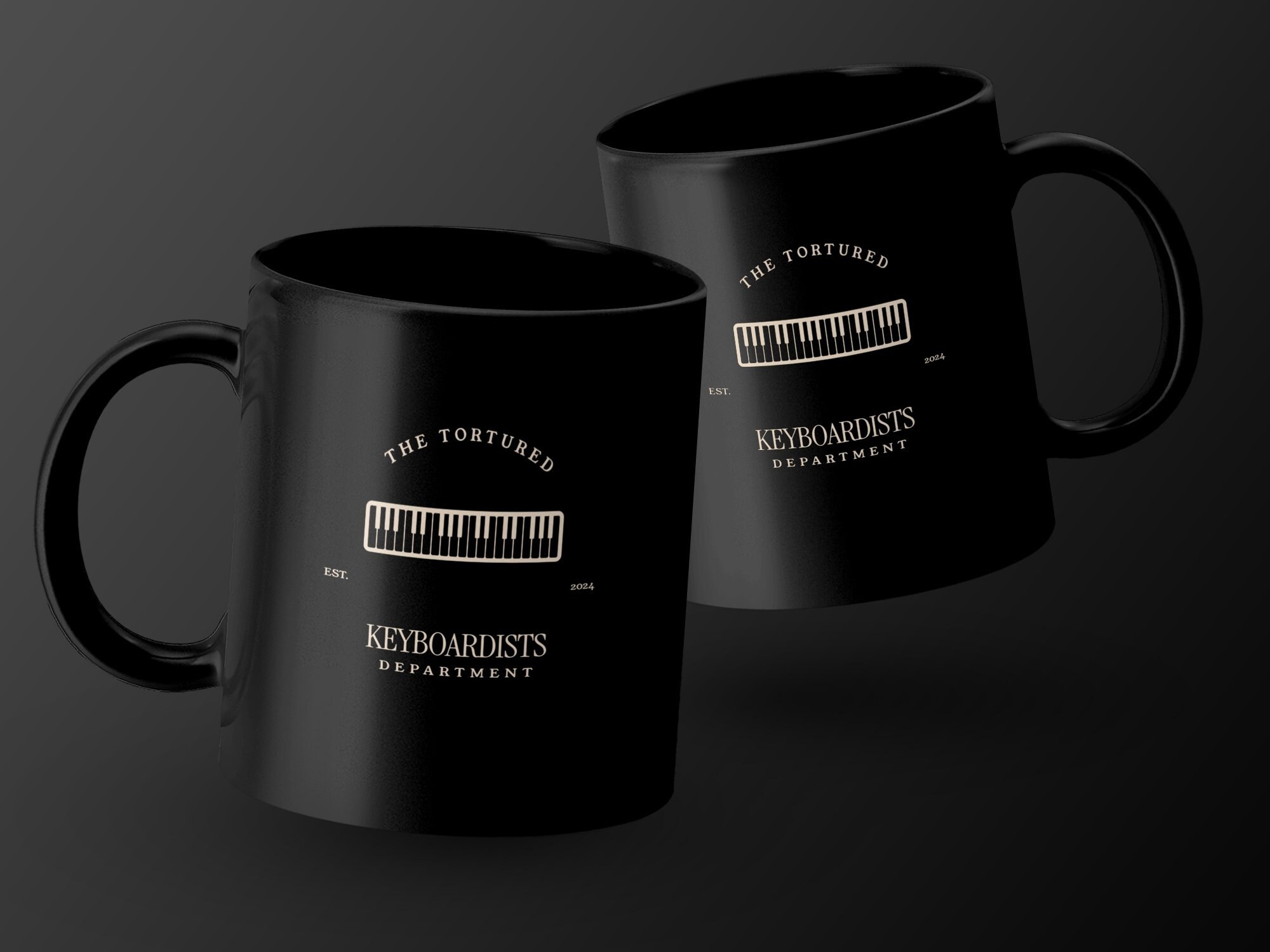 The Tortured Keyboardists Dept, Musician Coffee Cup - Etsy