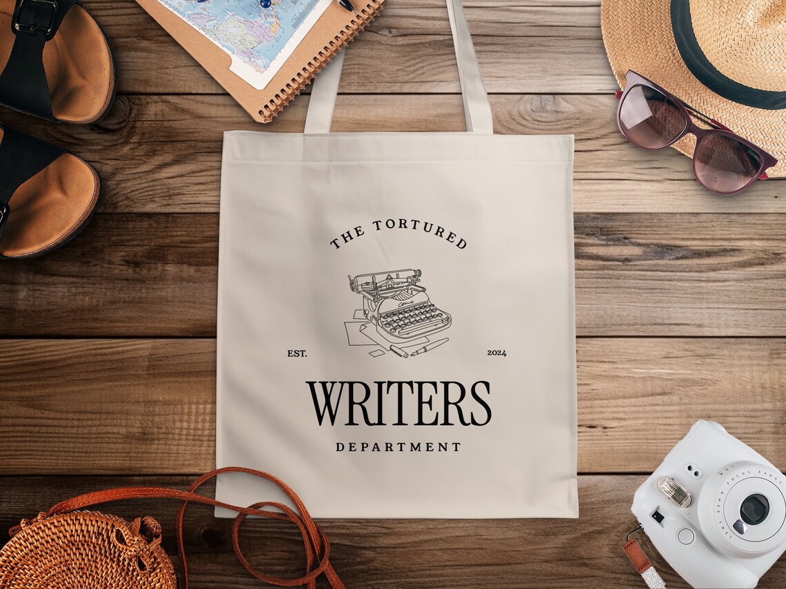 Vintage Typewriter Tote Bag, the Tortured Writers Department, Literary ...