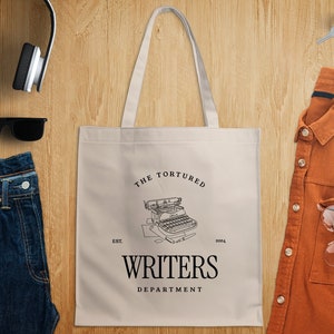 Vintage Typewriter Tote Bag, the Tortured Writers Department, Literary ...