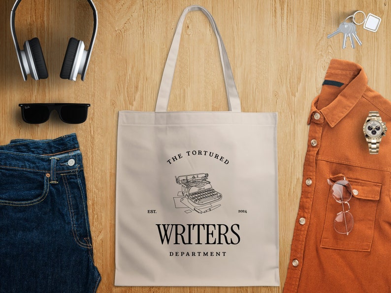 Vintage Typewriter Tote Bag, the Tortured Writers Department, Literary ...