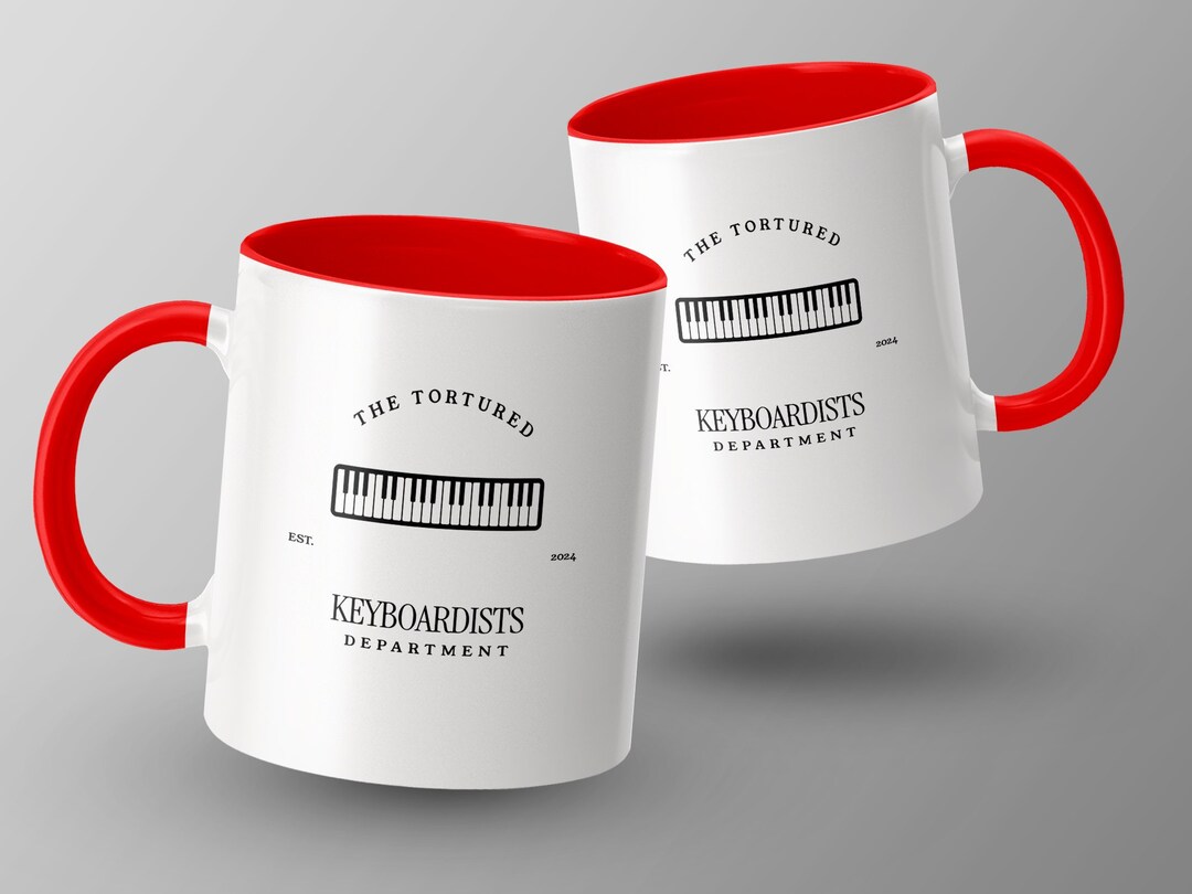 The Tortured Keyboardists Dept, Musician Coffee Cup - Etsy