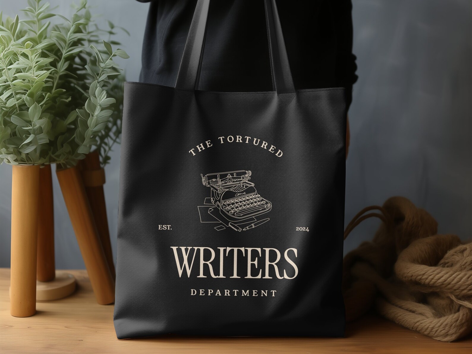 Vintage Typewriter Tote Bag, the Tortured Writers Department, Literary ...