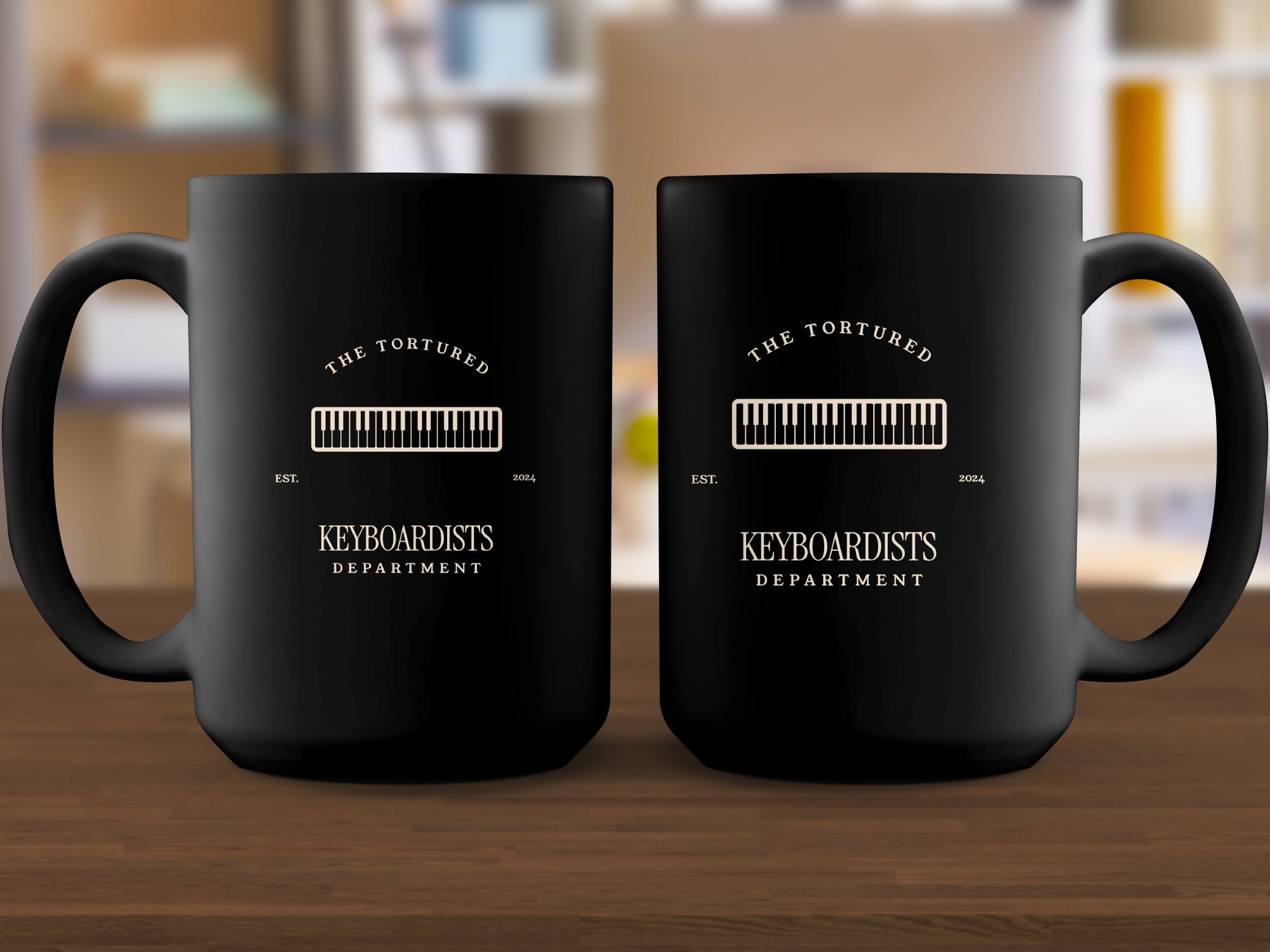 The Tortured Keyboardists Dept, Musician Coffee Cup - Etsy