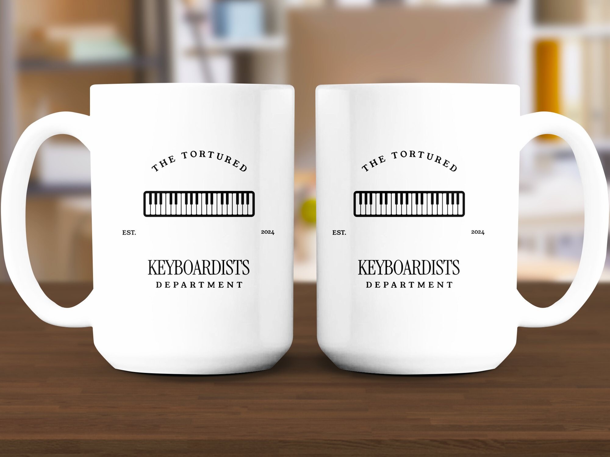 The Tortured Keyboardists Dept, Musician Coffee Cup - Etsy