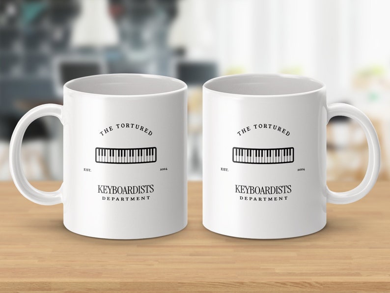 The Tortured Keyboardists Dept, Musician Coffee Cup - Etsy